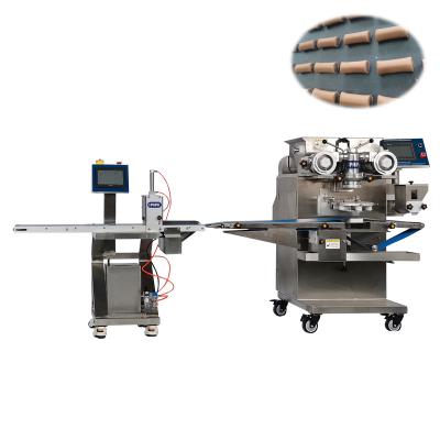 China Automatic Stuffed Fig Bar Production Machine 60 pcs/min 220V for sale