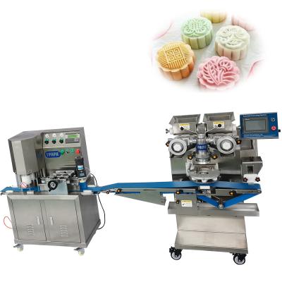 China P160 Full Automatic Mooncake Maamoul Production Line 40-85pcs/min 220V Single Phase Industrial Food Equipment for sale