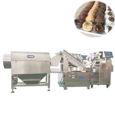 China P160X2 Chocolate Truffle Maker Machine 60-100pcs/min 10-50mm Ball Diameter 220V Industrial Brigadeiro Production Line for sale