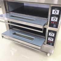 China Mini Electric 304 Stainless Steel Baking Oven 400°C 2 Deck 4 Tray 13.2KW Commercial Oven for sale