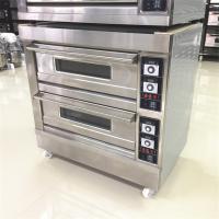 China Mini Electric 304 Stainless Steel Baking Oven 400°C 2 Deck 4 Tray 13.2KW Commercial Oven for sale