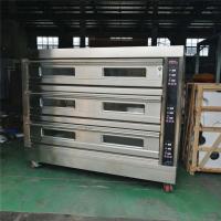 China 19.8KW Commercial Baking Oven - 3 Deck 9 Tray Stainless Steel Electric with 400°C Temperature for sale