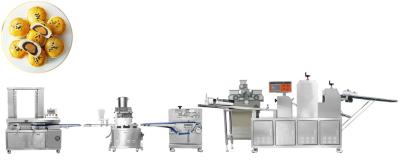 China PAPA P886 Automatic Stuffed Bread Production Line - 1800-20000 pieces/hour, 7.2kw, 220V Single Phase for sale