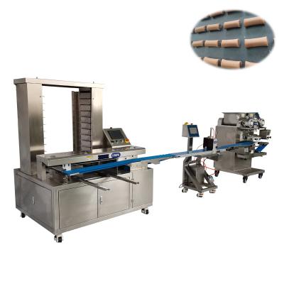 China P160 304 Stainless Steel Automatic Sardine Roll Making Machine - 60 pcs/min, 220V, 4.5kW for sale