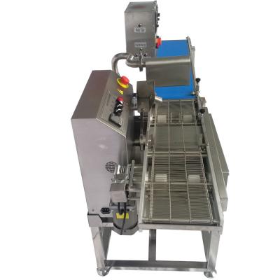 China PE15 Commercial Chocolate Enrobing Machine 15kg Capacity 220V for Donuts Bread Cake Biscuit Coating for sale