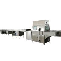 China Industrial Chocolate Enrobing Machine 600mm Belt Width 14m Cooling Tunnel for Biscuit Cake Snack Bar for sale