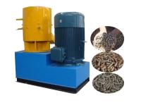 China 45KW Small Biomass Flat Die Wood Pellet Machines With CE Certification for sale