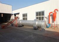 China High Capacity Small Wood Shavings Rotary Drum Dryer With CE Certificate for sale
