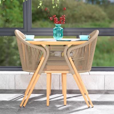China Outdoor Furniture Coffee Table Set Balcony Furniture Space Saving Furniture for Chairs for Restaurants and Coffee Shop for sale