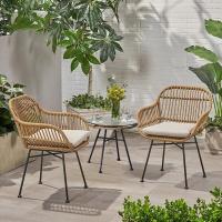 China High Quality Outdoor Restaurant Furniture Waterproof Sunscreen Rattan Patio Garden Chair for sale