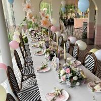 China Patio Stacked French Wicker Rattan Chair Garden Bistro Chair Paris Bamboo Dining Room Furniture Outdoor Furniture Modern for sale