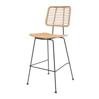 China YILIN Modern Design Modern Rattan Restaurant Garden Bar Chair for Outdoor Provide Woven Rope Outdoor Furniture Customized Size for sale