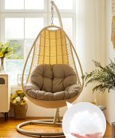 China New Design Garden Swing Outdoor Rattan Swing Egg Chair Garden Furniture Hanging List Full Color Swing Chair for sale