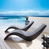 China High Quality Plastic Rattan Pool Chairs Outdoor Sun Lounger Swimming Sun Loungers for Pool Side for sale