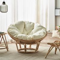 China Factory Wholesale Modern Simple Minimalist Velvet comfort Fabric Leisure Reclining Lounge Rattan Living Room Chair for sale
