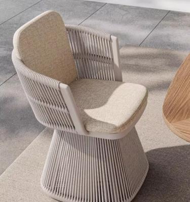 China Rope Woven Dining Chair & Table Set, Indoor/Outdoor Furniture for Dining Room, Patio, Balcony for sale