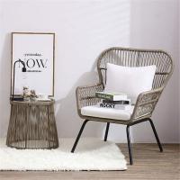 China High Quality Bistro Set Factory Supply Wicker Garden Sofa Set Hot Selling PE Rattan Chair for sale