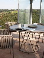 China Hot Sale Low Price Outdoor Table and Chair Set Garden PE Rattan Braiding Rope Chair Metal Aluminum Chairs for Restaurant Dining for sale
