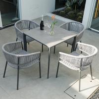 China Outdoor Chair Durable Rattan Patio Furniture for Garden Beach Events Modern Metal Design for sale