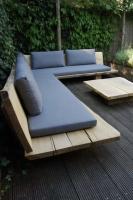 China Custom Patio Furniture Set Luxurious Garden Sofa European Durable Waterproof Sofas for Balcony Teak Frame Outdoor Furniture Sofa for sale