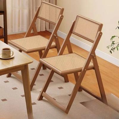 China Modern Stackable Folding Dining Chairs Metal Frame Woven Seat Eco-Friendly Waterproof Outdoor Villa Park Patio Furniture for sale