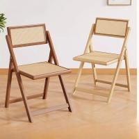 China Modern Stackable Folding Dining Chairs Metal Frame Woven Seat Eco-Friendly Waterproof Outdoor Villa Park Patio Furniture for sale