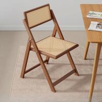 China Modern Stackable Folding Dining Chairs Metal Frame Woven Seat Eco-Friendly Waterproof Outdoor Villa Park Patio Furniture for sale