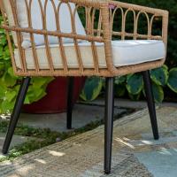 China American Style Modern Rope & Aluminum Outdoor Dining Chair Set-Eco-Friendly & Durable for Villa & Kitchen Gardens for sale