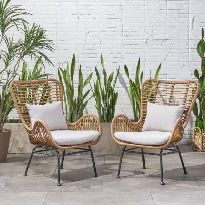 China Hot Sale Outdoor Furniture Rattan Garden Chair Sets Rattan Wicker Outdoor Leisure Tables Sets for sale