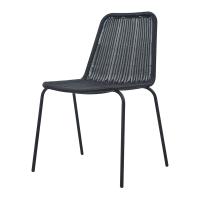 China Hot Sell Outdoor Furniture Patio Rattan Wicker Dining Chairs Cheap Stack Courtyard Restaurant Bistro Cafe Garden Chair for sale