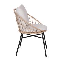 China Modern Rattan Leisure Outdoor Furniture Waterproof Swimming Pool Beach Rattan Loungers PE Rattan Chair Dining Table Set for sale
