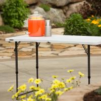China Plastic Metal Foldable Table and Folding Chairs Prices Outdoor Party HDEP Fold Chair for Events for sale