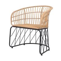 China YILIN Wholesale Factory Price All Weather Rattan Courtyard Chair and Table for Outdoor Furniture for sale