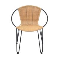 China YILIN Handwoven Patio Gardenchair Outdoor Furniture Modern Mid Century Dining Chair Provide for Outdoor High Quality Waterproof for sale