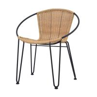 China YILIN Handwoven Patio Gardenchair Outdoor Furniture Modern Mid Century Dining Chair Provide for Outdoor High Quality Waterproof for sale