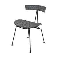 China YILIN Handwoven Patio Gardenchair Outdoor Furniture Modern Mid Century Dining Chair Provide for Outdoor High Quality Waterproof for sale