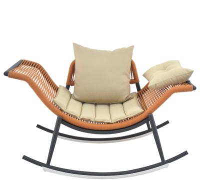 China YILIN New Design Luxury Waterproof Handwoven Patio Chair for Outdoor with Cushion Dining Room Furniture Modern Provide 5pcs for sale