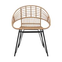 China YILIN Rattan Chair Patio Restaurant Dining Chair for Outdoor Outdoor Furniture Modern Provide Garden Chair Hot Selling Luxury for sale