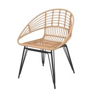 China YILIN Rattan Chair Patio Restaurant Dining Chair for Outdoor Outdoor Furniture Modern Provide Garden Chair Hot Selling Luxury for sale