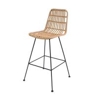 China YILIN Dining Chair Modern Design Leisure Rattan Wicker Bar for Outdoor Outdoor Furniture Provide Garden Chair Customized Size for sale