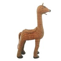 China Good Quality Supermarket Hotel Home Decoration Handmade Rattan Weaving Animal Crafts for sale