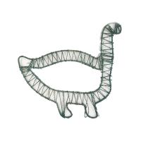 China Animal Shape Iron Frame Wall Hanging Round Wall Storage Rack for sale