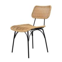 China YILIN Weather Rattan Patio Cafe Garden Outdoor Chair Wholesale Factory All Dining Room Furniture Modern Provide Customized Size for sale