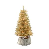 China Factory Direct Christmas Home Decor Essentials Christmas Tree Apron Christmas Tree Bottom Fence for sale
