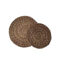 China Hot Selling Natural Rattan Hand-woven Eco-friendly Dining Placemats Multi-purpose High-end Restaurant Dining Placemats for sale