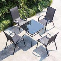 China Furniture Set High Back Patio Rattan Wicker Dining Garden Chair Comfortable Leisure Outdoor Eco-friendly Contemporary for sale