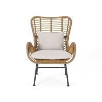 China YILIN Furniture Chair and Coffee Table Set Wicker Bistro Set Balcony PE Steel Popular Sale Outdoor Wicker 3 Pieces Modern for sale