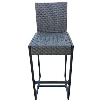 China YILIN Factory Direct Sale Multi-functional Hand-woven Wicker OutdoorBar Stool Restaurant Home Garden Outdoor Chair for sale