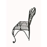 China YILIN Garden Bench Bench Iron Modern Outdoor Table Factory Wholesale Multioutdooronal Metal Butterfly Round Dining Set 2 Chairs for sale