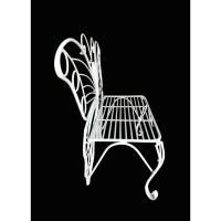 China YILIN Garden Bench Bench Iron Modern Outdoor Table Factory Wholesale Multioutdooronal Metal Butterfly Round Dining Set 2 Chairs for sale